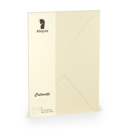 C5 ENVELOPE COLORETTI 5 UNITS CREAM