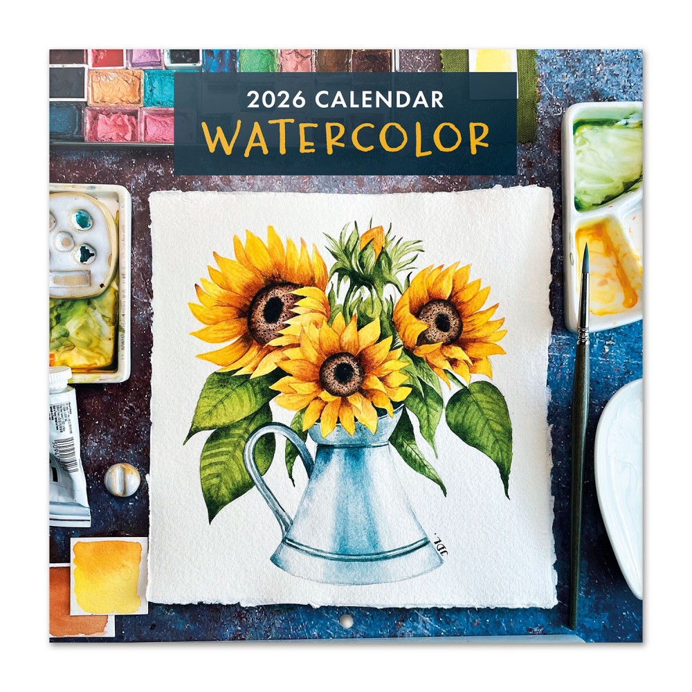 WATERCOLOR 2026 30X30 CALENDAR