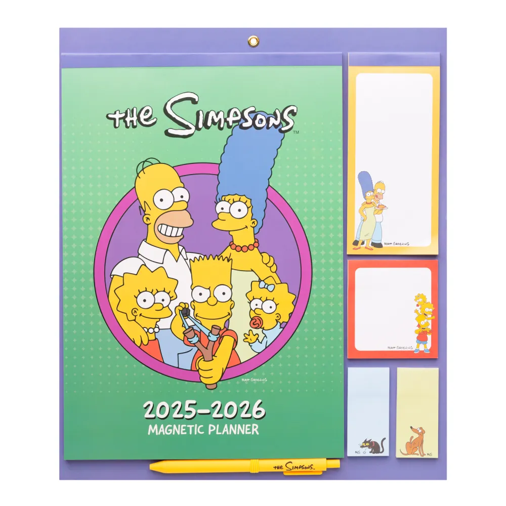 PLANNER COM ÍMAN 2025/2026 THE SIMPSONS